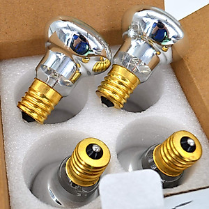 4 Pack Replacement Bulbs for Lava Lamps,Glitter Lamps,R39 E17 25 Watt Reflector Bulbs, Appliance Lamp Bulbs