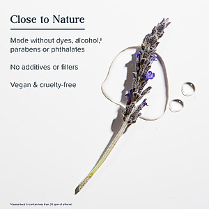 Heritage Store Lavender Water Mist, Face and Body Spray, Pillow Spray, Room Spray, Calms and Balances Skin and Spaces, Soothing Lavender Scent, Made without Parabens, Vegan, Cruelty Free, 8oz