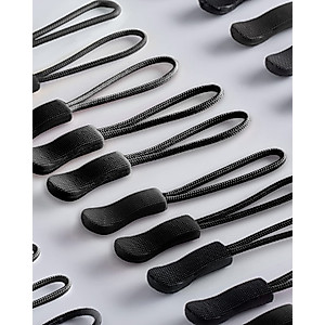 Zipper Pull, Zipper Pull Replacement (32 Pack), Universal Replacement Zipper Pull Kit, Durable Zipper Tab Replacement, Zipper Pulls for Backpacks, Purses, Jackets, Luggage, Boots (4 Styles 4 Sizes)