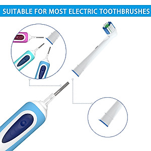 Electric Toothbrush Replacement Heads Compatible with Oral-B Soft Bristles Replacements Brush Heads 16 Pack