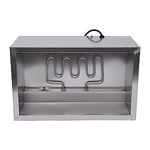 MuChaIOAK Food Warmer 6-Pan, Stainless Steel Bain Marie Buffet Food Warmer, Stove Steam Table with Temperature Control & Lid for Catering and Restaurants 19.2Qt 110V 600W