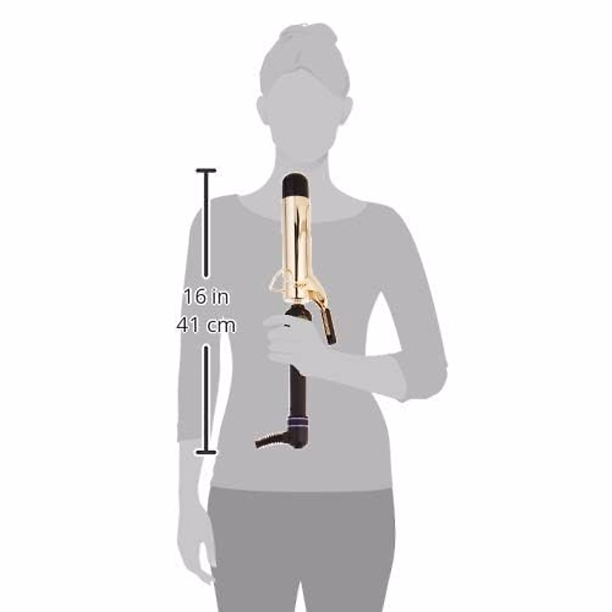 HOT TOOLS (2018 MODEL) Pro Artist 24K Gold Curling Iron | Long Lasting, Defined Curls (1 1/2 in)