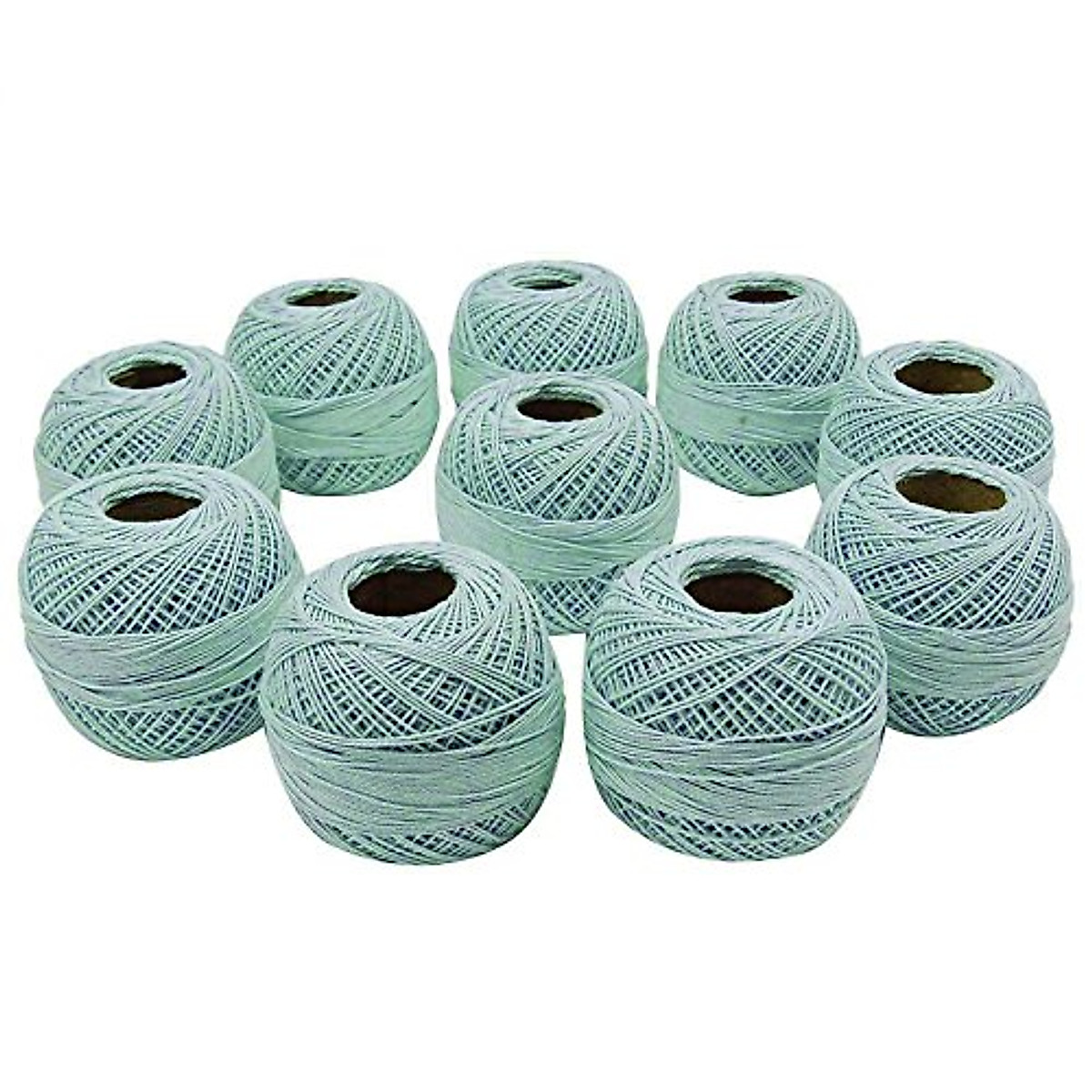 S2J Knitting Thread Cotton Crochet Tatting Yarn Set of 10 Pcs Embroidery Ball
