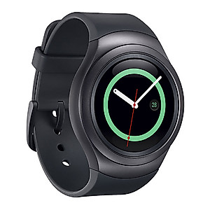 Samsung Gear S2 R730V (Verizon + Wi-Fi) Dust and Water Resistant Smartwatch - Dark Gray (Renewed)