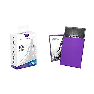 Ultimate Guard Matte Purple Katana Sleeves Standard Size Standard Size 100 ct Card Sleeves Individual Pack