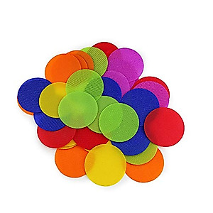 Nexxxi 36 Pieces Sitting Dots, Floor Spots Colorful Sit Makers for Classroom Preschool and Kindergarten, 4 Inches in Diameters
