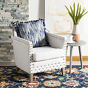 Safavieh Marni Throw Pillow, Blue/Cream