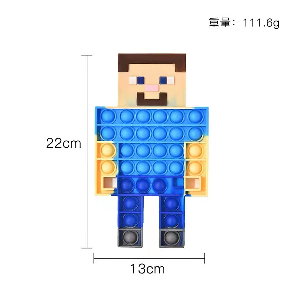 Fidget Sensory Bubble Stress Relief Toy, Fidget Sword Toy for Kids, Pop Push it Silicone Fidget Toys for Autistic Children Anxiety Adult , Autism Special Needs Anxiety Relief Toys