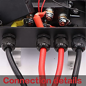 Torkettle Winch Solenoid Relay Control contactor pre-Wired Box for 8000-17000lbs Electric ATV UTV Winch 12V