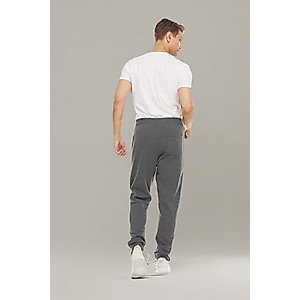 PURE CHAMP Mens 3 Pack Fleece Active Athletic Workout Jogger Sweatpants for Men with Zipper Pocket and Drawstring Size S-3XL (X-Large, Set 2)