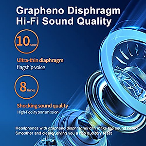 Invisible Bluetooth Earbuds Smallest Single Tiny Hidden Headphones for Work Sleep Ear Buds Mini Spy Microphone Wireless Hidden Secret Micro Wireless Earbuds for Small Ears Discreet Earpiece - Black