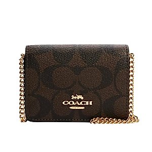 Mini Wallet On A Chain In Signature Canvas