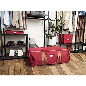 Covermates Keepsakes - Storage Duffel Bag - Heavy Duty Polyester - Reinforced Handles - Closet Storage-Black