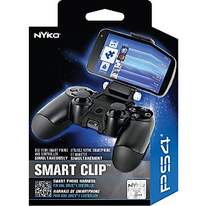 Nyko - Smart Clip Plus Smartphone Attachment Clip for PlayStation 4 | DUALSENSE Controller Smartphone Holder | Fully Adjustable Viewing Angle | Smartphone Gaming Mount | iPhone/iOS