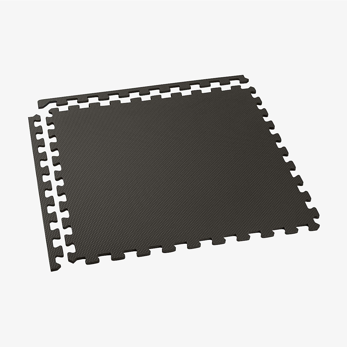 We Sell Mats 1/2 Inch Thickness Multipurpose EVA Foam Floor Tiles, Interlocking Floor Mat for Indoor Gym and Home Use, 24 in x 24 in, Black, 16 Square Feet (4 Tiles)