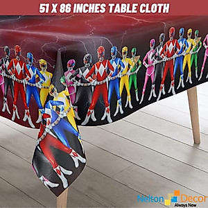 Nelton PW Birthday Party Supplies Includes Cake Topper, 24 Cupcake Toppers, 20 Latex Balloons, Happy Birthday Backdrop, 1 Table Cloth , 1 Banner