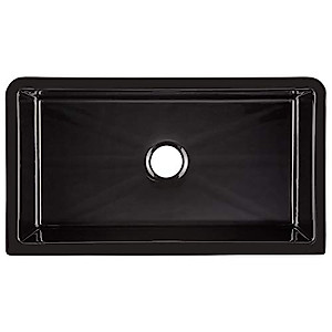 Signature Hardware 934790-33 Grigham 33" Single Basin Fireclay Reversible Farmhouse Sink