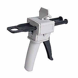 NEWCOMDIGI Dispenser Gun, Epoxy Glue Gun, Impression Mixing Dispensing Gun Applied to AB Plastic Tube (50ML)