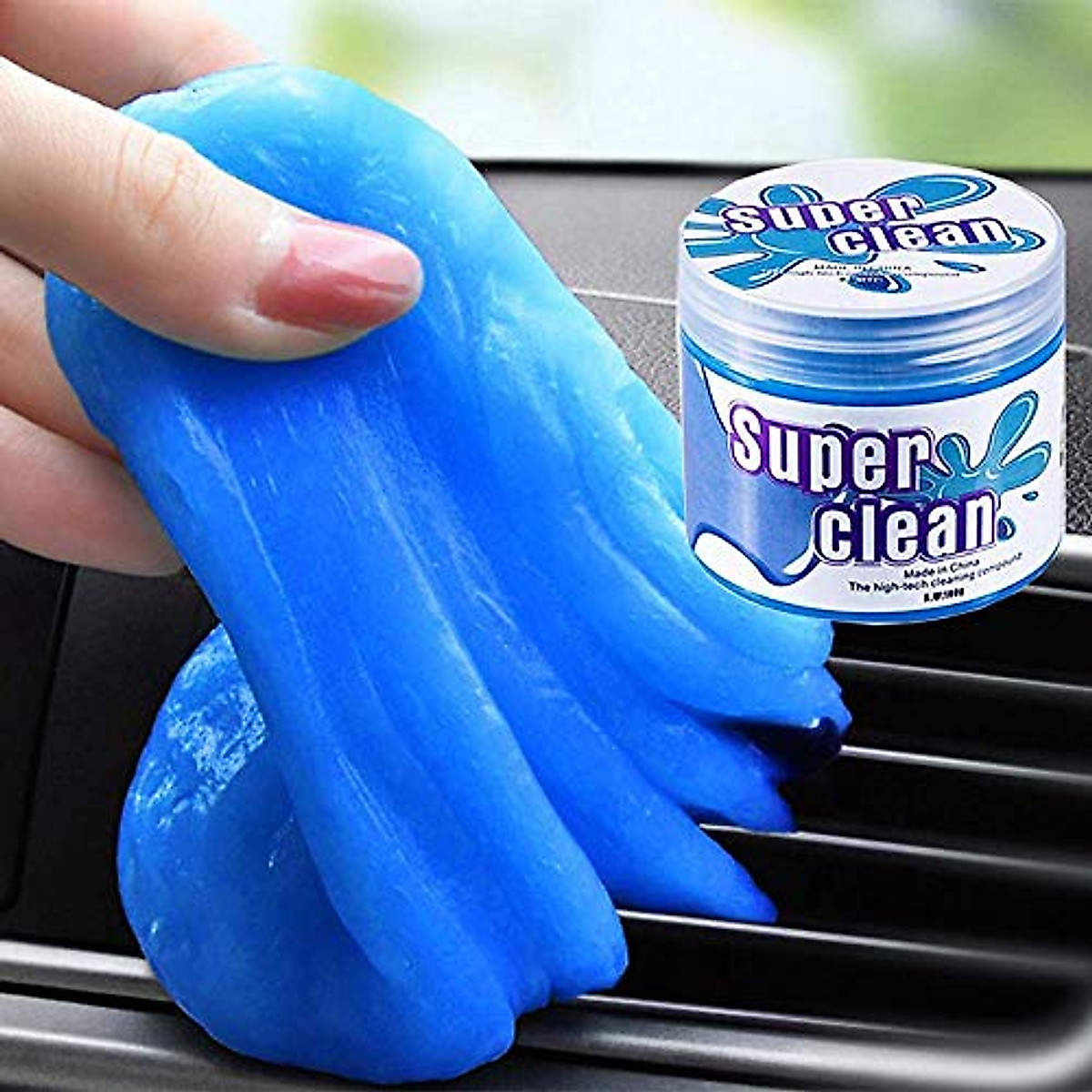 AIMEET Cleaning Gel for Car Detailing Tools Keyboard Cleaner Automotive Dust Air Vent Interior Detail Detailing Putty Universal Dust Cleaner for Auto Laptop Home Car Slime Cleaner, 2 Pack