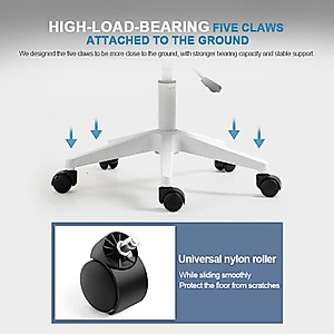 XUEGW Computer Desk Chair, Office Chair with Flip-up Armrests Mesh Chair with Flip-up Armrests Mesh Chair for Home and Office…