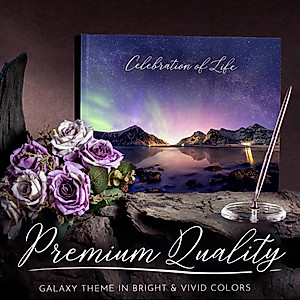 Celebration of Life Funeral Guest Book, Mountain Design Funeral Guestbook, Memorial Service Guest Book, Memorial Book, Funeral Book, Guestbook Funeral, Funeral Registry Book