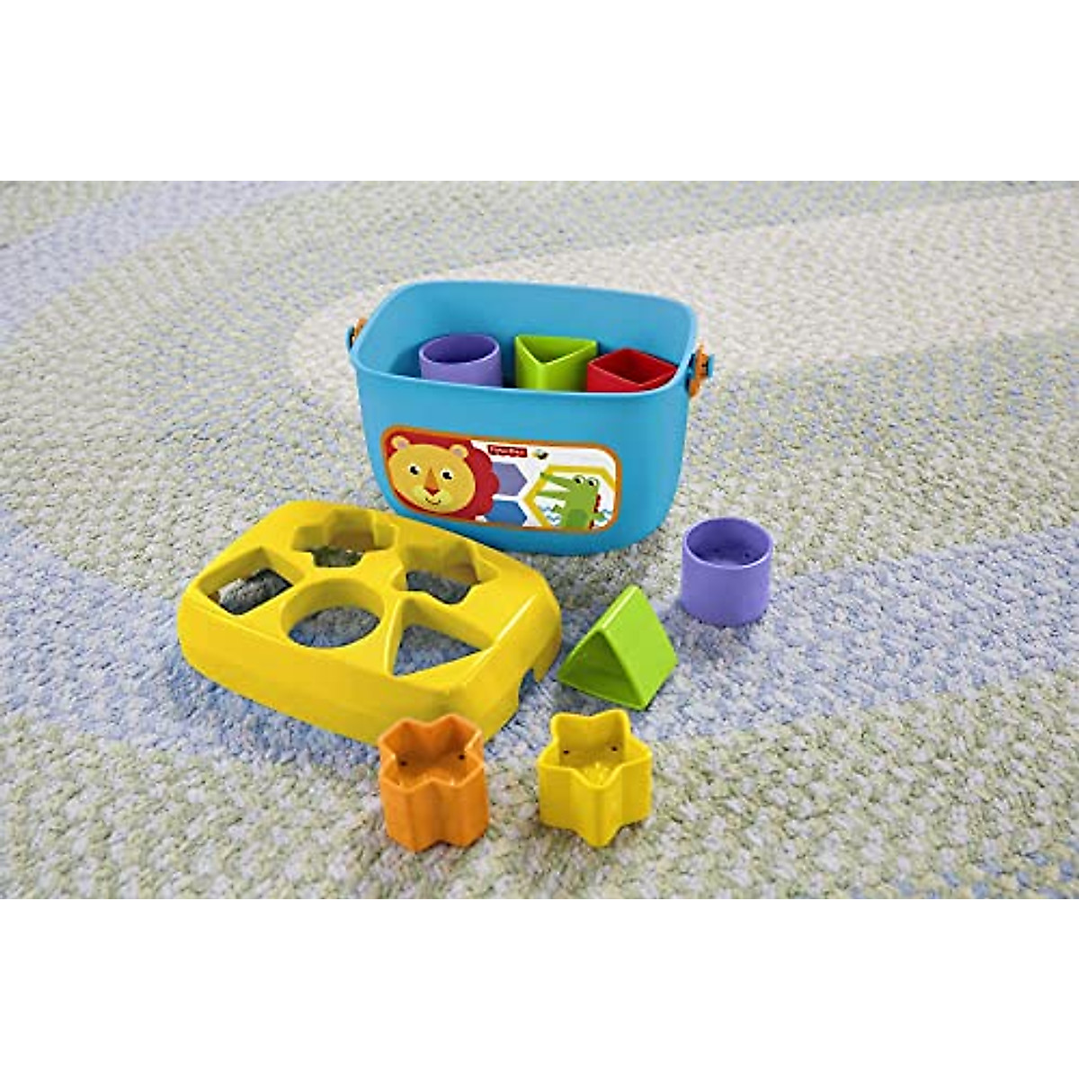 Fisher-Price Stacking Toy Baby’S First Blocks Set Of 10 Shapes For Sorting Play For Infants Ages 6+ Months