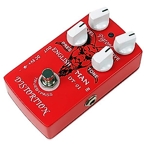 Guitar Effect Pedal Analog Distortion DC 9V True Bypass(US PP-30)