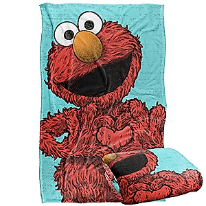 Sesame Street Elmo Painted Officially Licensed Silky Touch Super Soft Throw Blanket 36" x 58"