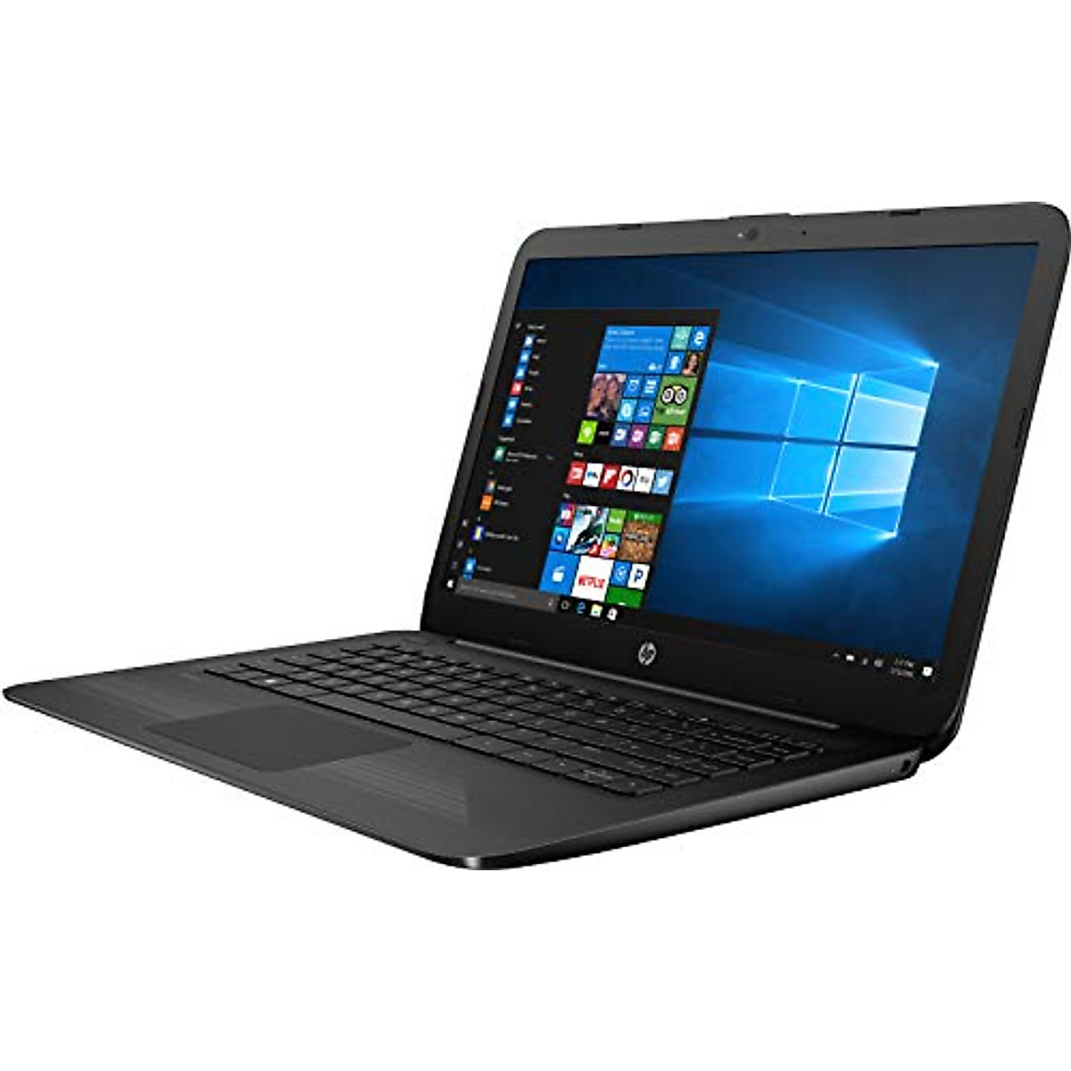 HP 14-ax040wm Laptop, Intel Celeron N3060, 1.6 GHz, 32 GB, Windows 10 Home 64 Bit, Black, 14"