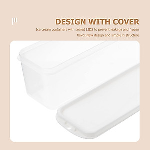 Zerodeko 3pcs Transparent Noodle Box Pp Crisper Flour