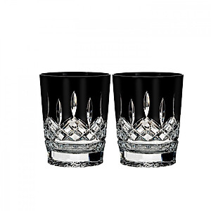 Waterford Crystal Lismore Black Double Old Fashioned, set of 2