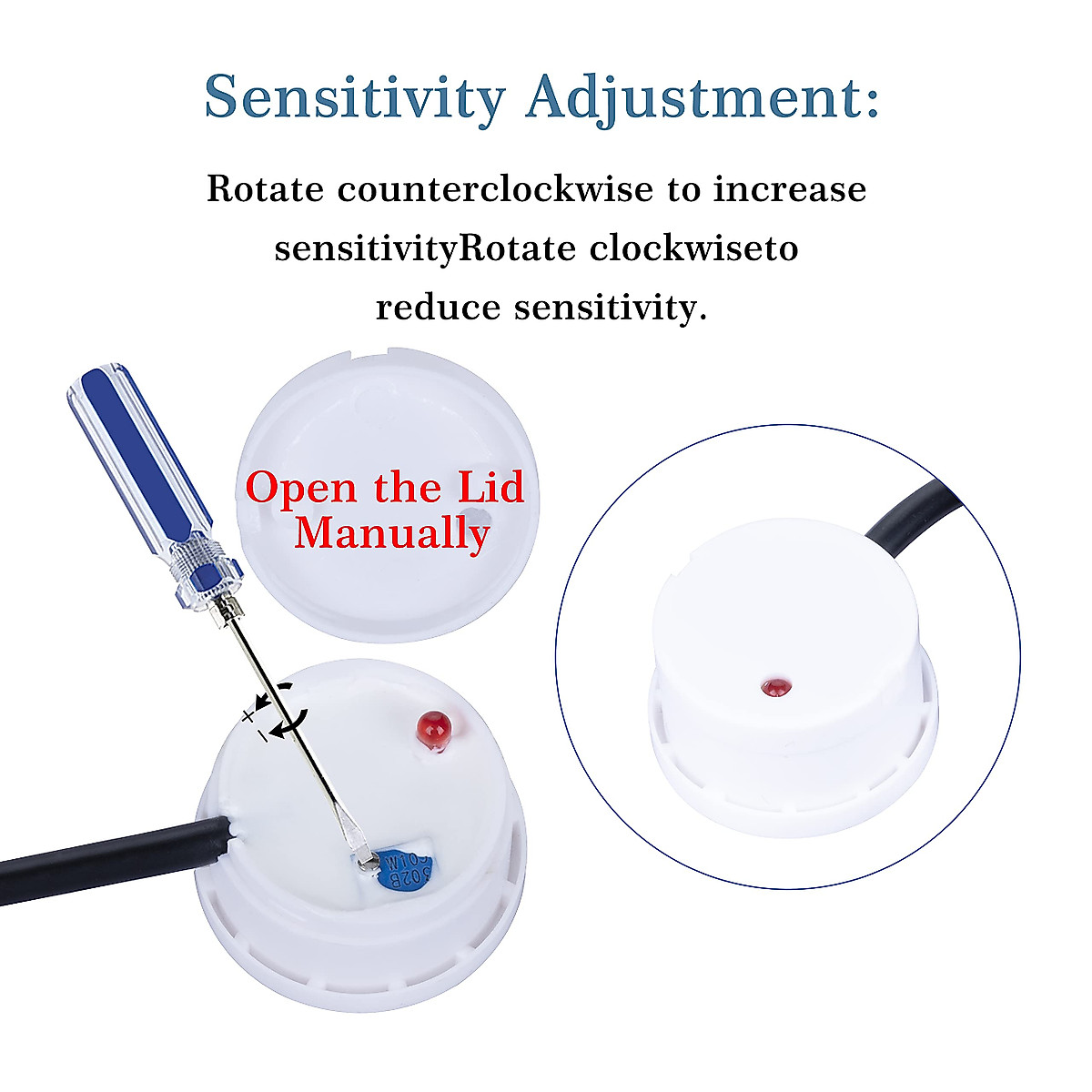 CQRobot Ocean: Non-Contact Water/Liquid Level Sensor Compatible with Arduino, Raspberry Pi and Other Motherboards. for Industrial Production, Aquarium, Chemical Liquid, Agriculture, Gardening, etc.