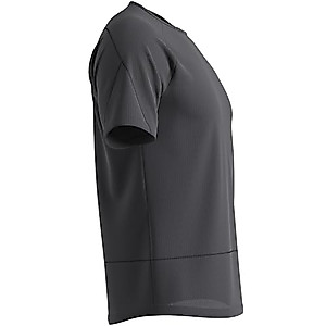 Salomon mens Tee T Shirt, Deep Black, Medium US