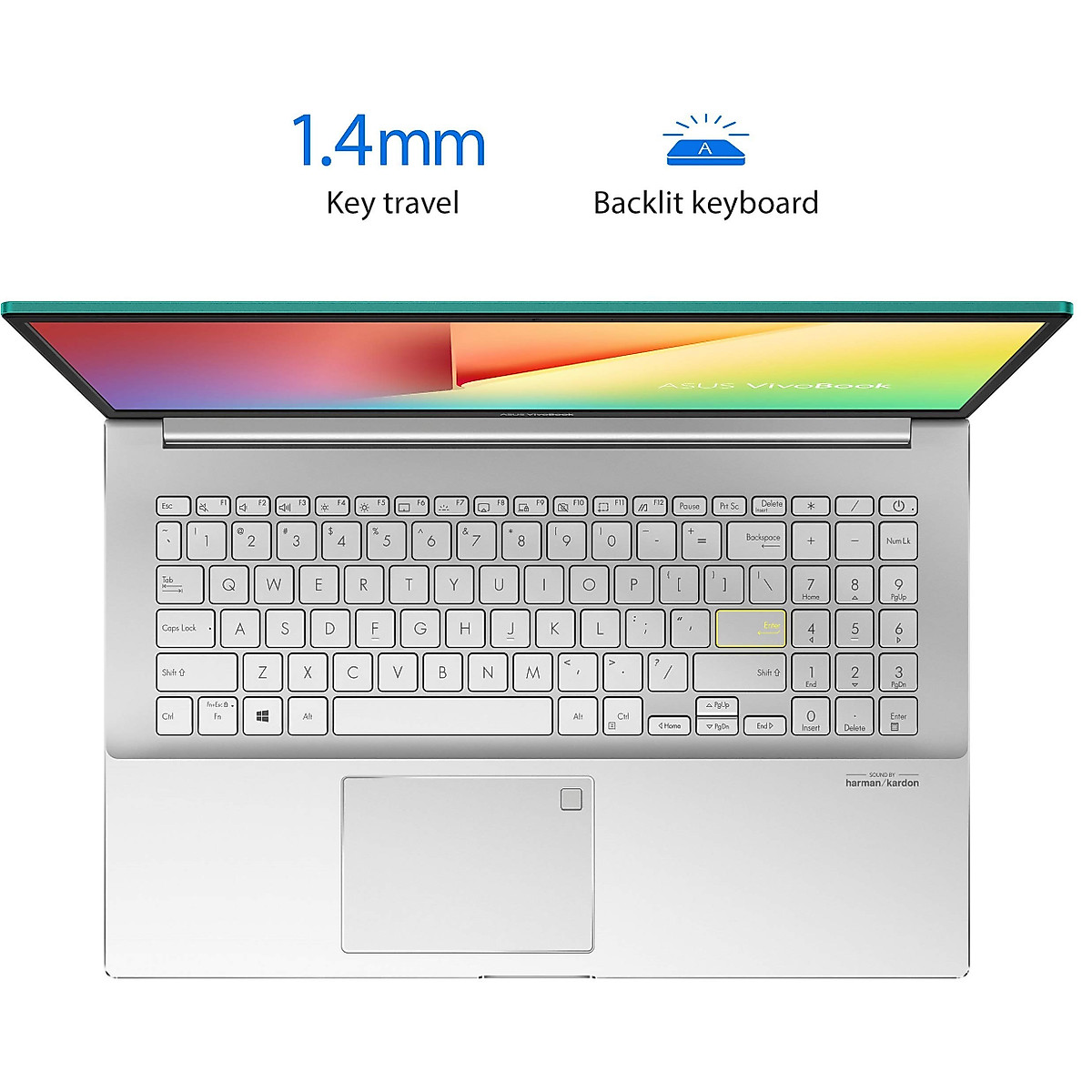 ASUS VivoBook S13 Thin and Light Laptop, 13.3 FHD Display, Intel Core i5-1035G1 CPU, 8GB LPDDR4X RAM, 512GB PCIe SSD, Windows 10 Home, Fingerprint Reader, Dreamy White, S333JA-DS51-WH (Renewed)