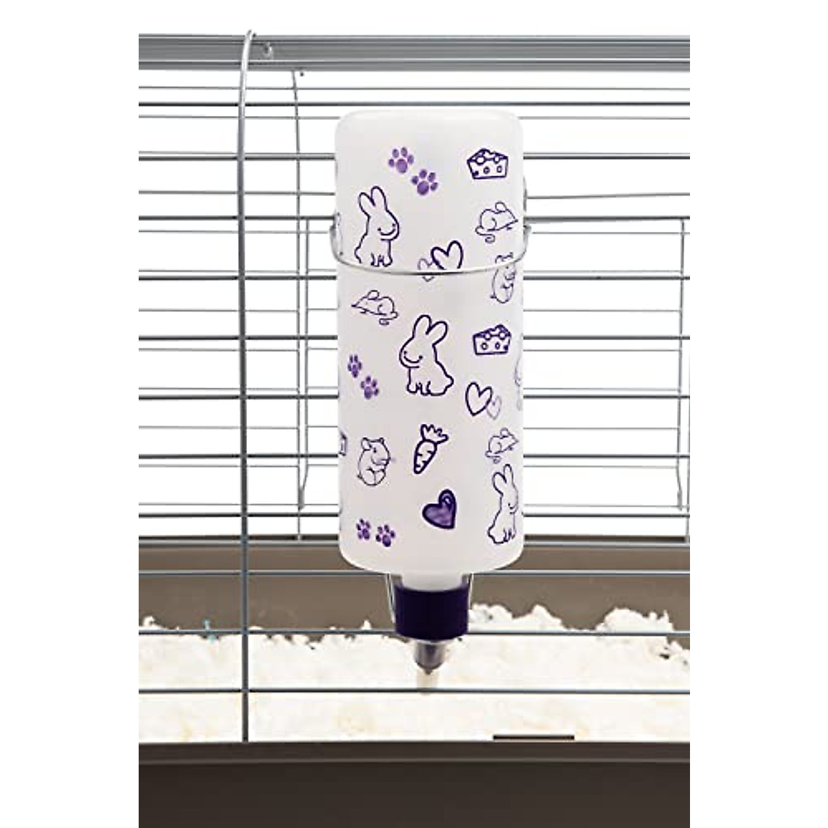 Lixit 32oz Weather Resistant Water Bottles with Heavy Duty Mount for Rabbits and Ferrets (Rabbits)