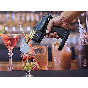 Smoke Generator Tool, Handheld Smoked Bubble Gun, No Open Flame Required, Smoking Gun, Kitchen Food Smoker, multi-colored