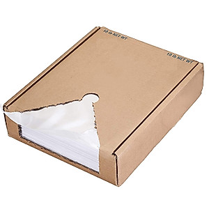 [2 PACK] EcoQuality Deli Paper Sheets Dry Waxed 12x15 - Grease Resistant Sandwich Liner, Microwave Safe, Deli Wrap for Restaurants, BBQ, Schools and Concession Stands (12 in x 15 in - Case of 2)