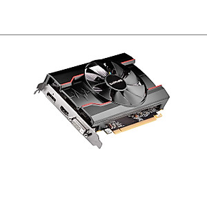 Sapphire Technology, Sapphire 11268-21-20G Radeon Pulse RX 550 2GB GDDR5 64-bit HDMI DVI-D DP OC (UEFI) PCI-E Graphics Card (Renewed)