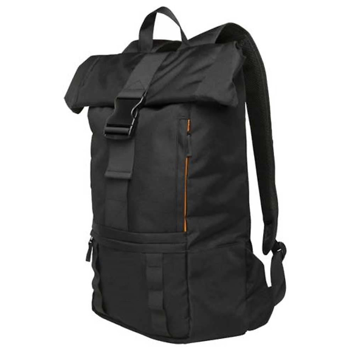 Voyager Backpack, Laptop Daypack, Water-Resistant 600D Polyester #SP4111 (Black)