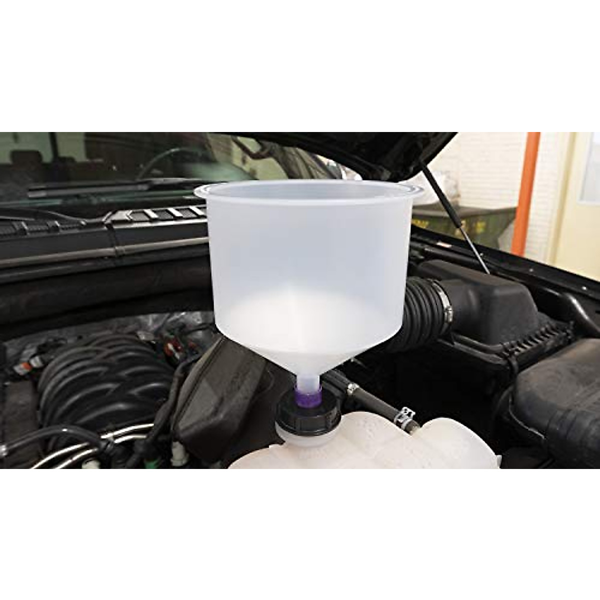 Lisle 24780 Spill Free Funnel with Standard/GM/VW/Ford Adapters, Factory