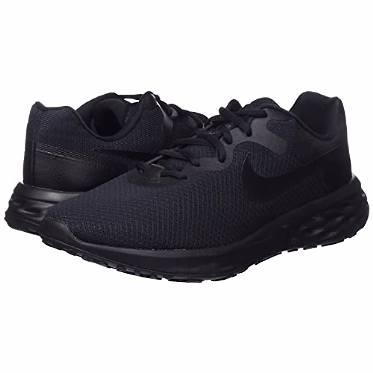 Nike Revolution 6 Black/Black-DK Smoke Grey 9