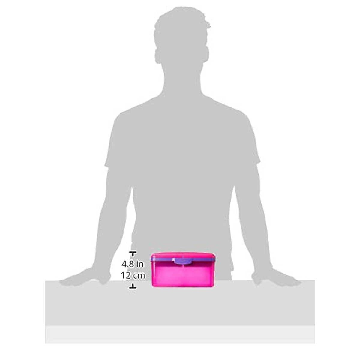 Sistema Lunch Quaddie-67.6 oz / 2 l, 2 l, Assorted Colours