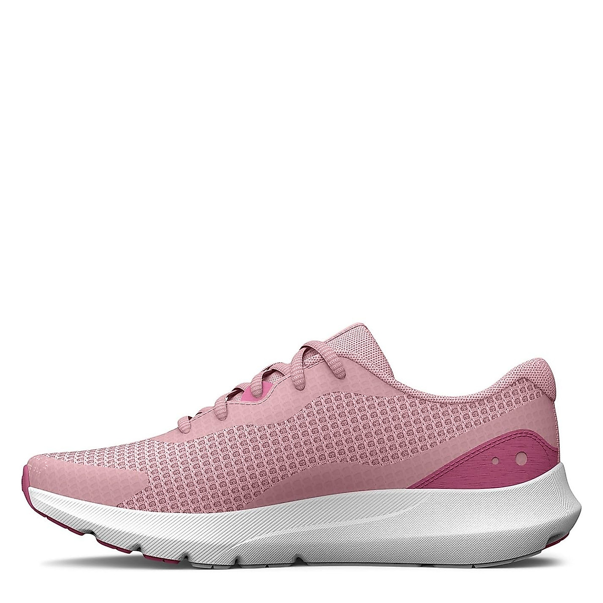 Under Armour Women's Surge 3 Sneaker, (603) Prime Pink/Prime Pink/Pace Pink, 9