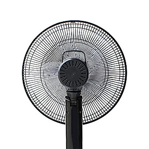 SPT SF-16D48BKA: 16″ DC-Motor Energy Saving Stand Fan with Remote and Timer – Piano Black,16"