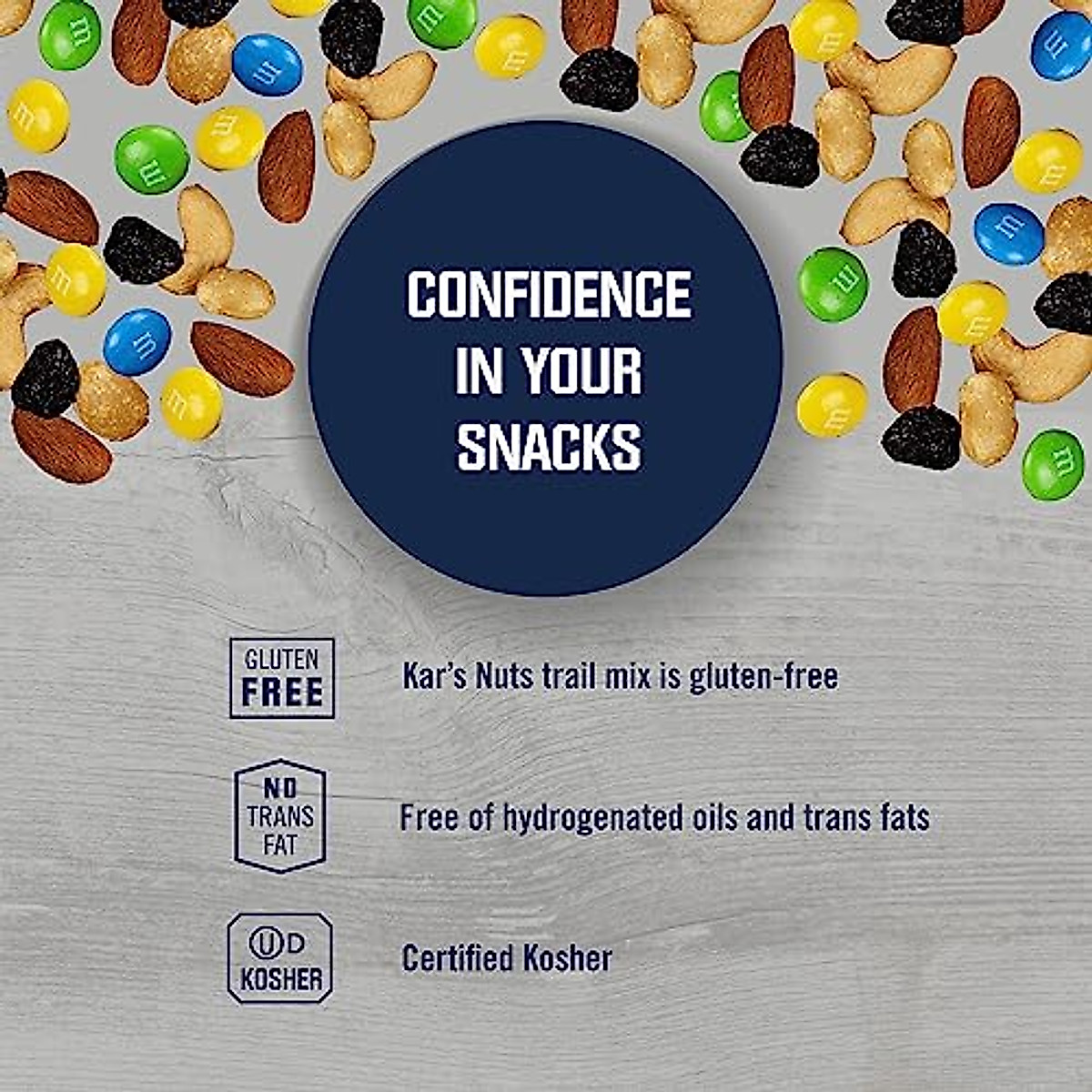 Kar’s Nuts Sweet ‘N Salty Deluxe Trail Mix, 1.5 oz Individual Snack Packs – Bulk Pack of 18, Gluten-Free Snacks