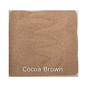 ACTIVA Decorative Colored Sand - 25 Pounds - Cocoa Brown, 10" L x 5" W x 10" H
