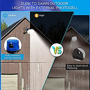 LEDMO 120W LED Barn Light Adjustable Angle with Mountiong Arms 18000LM Dusk to Dawn Outdoor Lighting Security Flood Lights 5000K Brightset IP65 Waterproof Yard Outdoor Lights