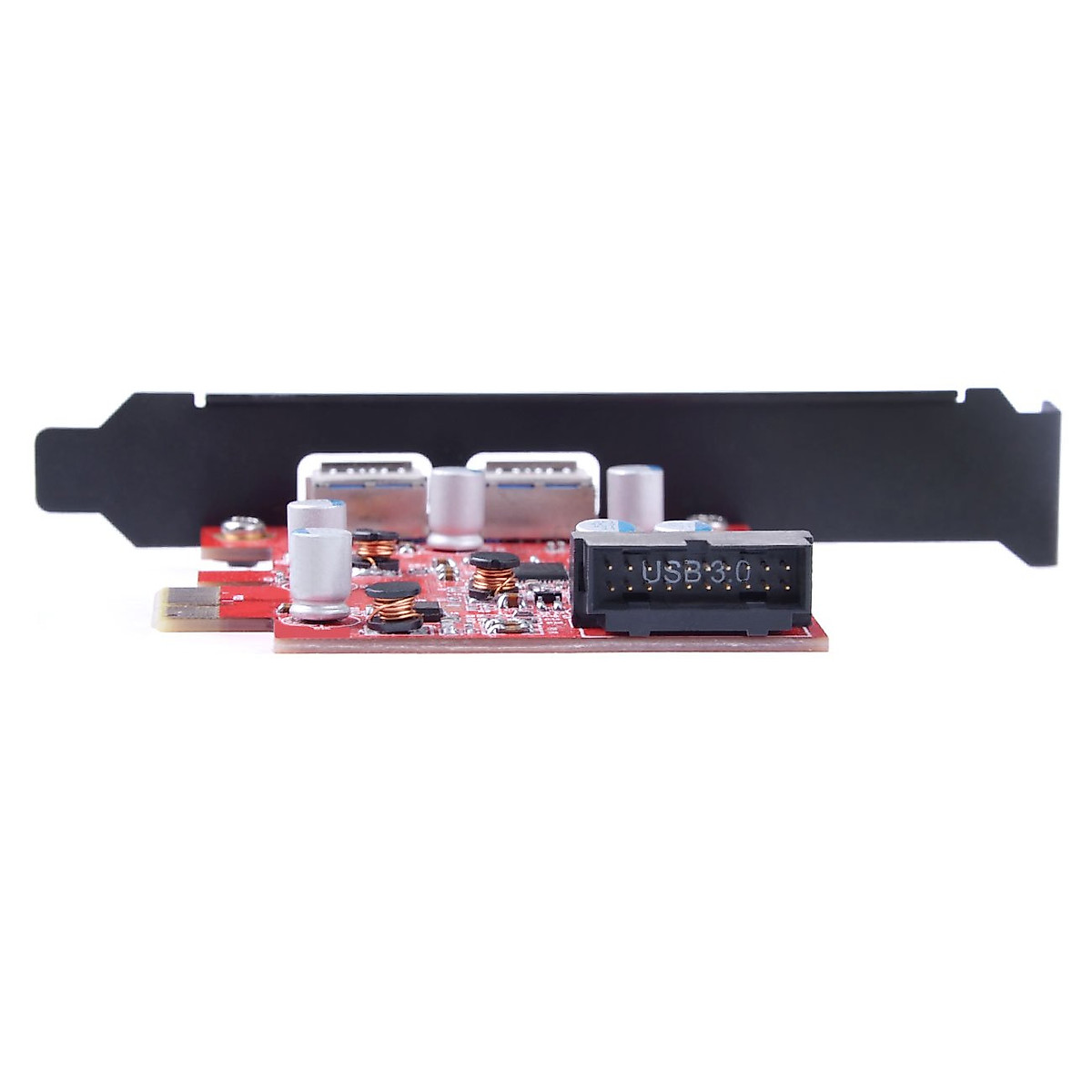 Inateck 2 Port PCIe USB 3.0 Card with Internal USB 3.0 20-Pin Connector - Expand Another Two USB 3.0 Ports, Compatible Mac Pro, No Additional Power Connection Needed