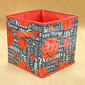 Passion for Basketball Collection (Storage Bin-Pewter)