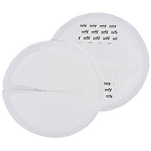 Motif Medical, Nursing Pads Breathable, Natural Material, Excellent Absorbency and Leak Protection, Adhesive Strips - Pack of 60